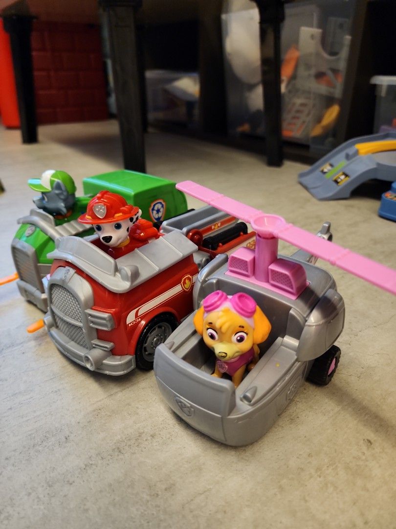 Paw patrol Rocky Marshall Sky, Hobbies & Toys, Toys & Games on Carousell
