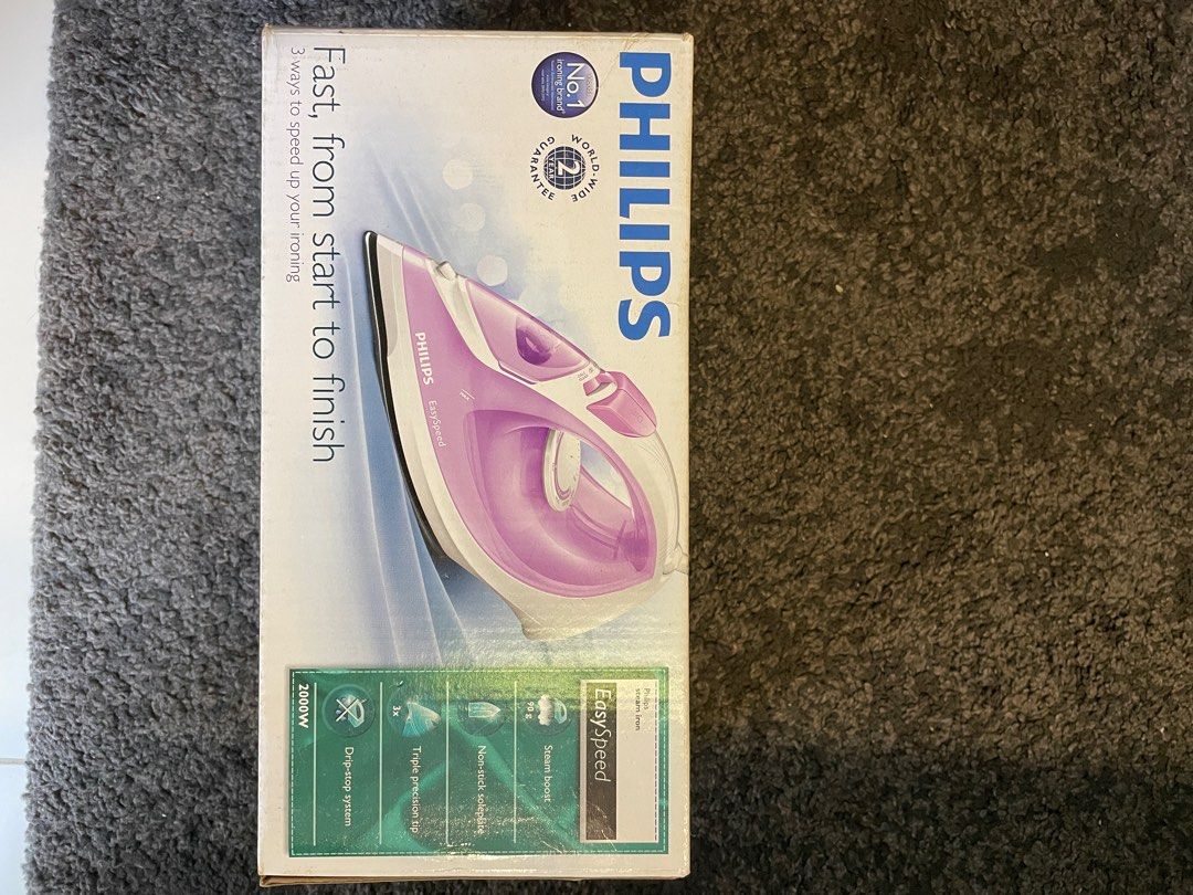 Philips Iron, TV & Home Appliances, Irons & Steamers on Carousell