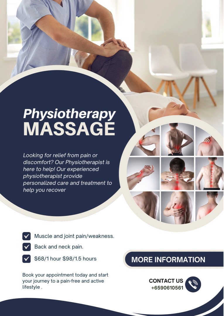 Physio Massage Service, Lifestyle Services, Beauty & Health Services on Carousell