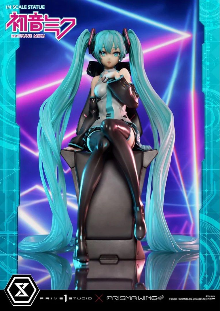 [PO] PIAPRO CHARACTERS PRISMA WING HATSUNE MIKU “ART BY NECO” 1/4TH SCALE STATUE, Hobbies & Toys ...