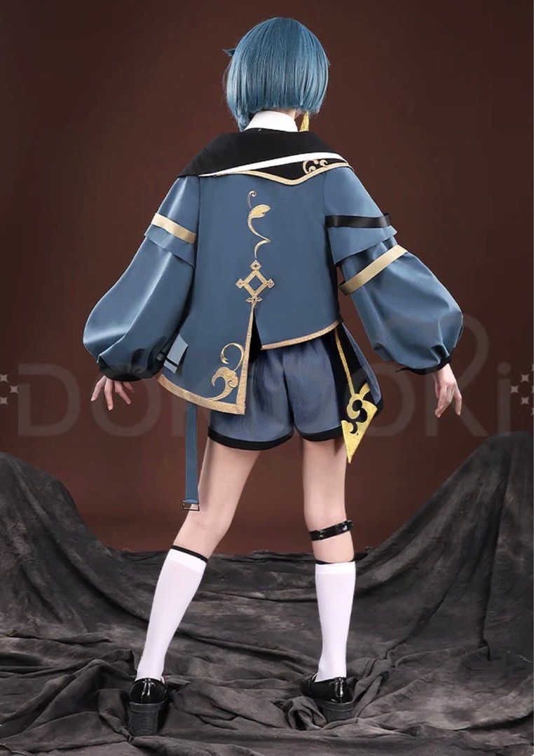 [PO] Xing Qiu Doujin Casual Cosplay Genshin Impact Xingqiu Dokidoki ...
