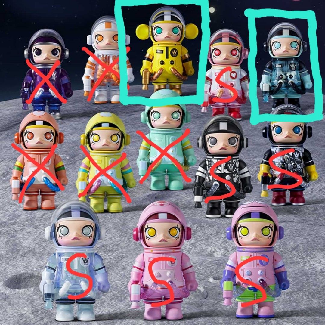 Pop Mart Mega Space Molly 100% Series 2-B, Hobbies & Toys, Toys & Games ...