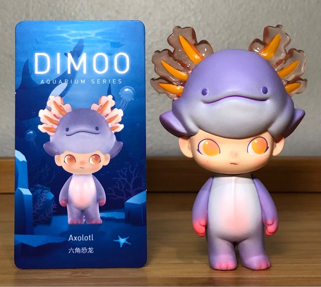 Popmart Dimoo Aquarium Axolotl, Hobbies & Toys, Toys & Games on Carousell