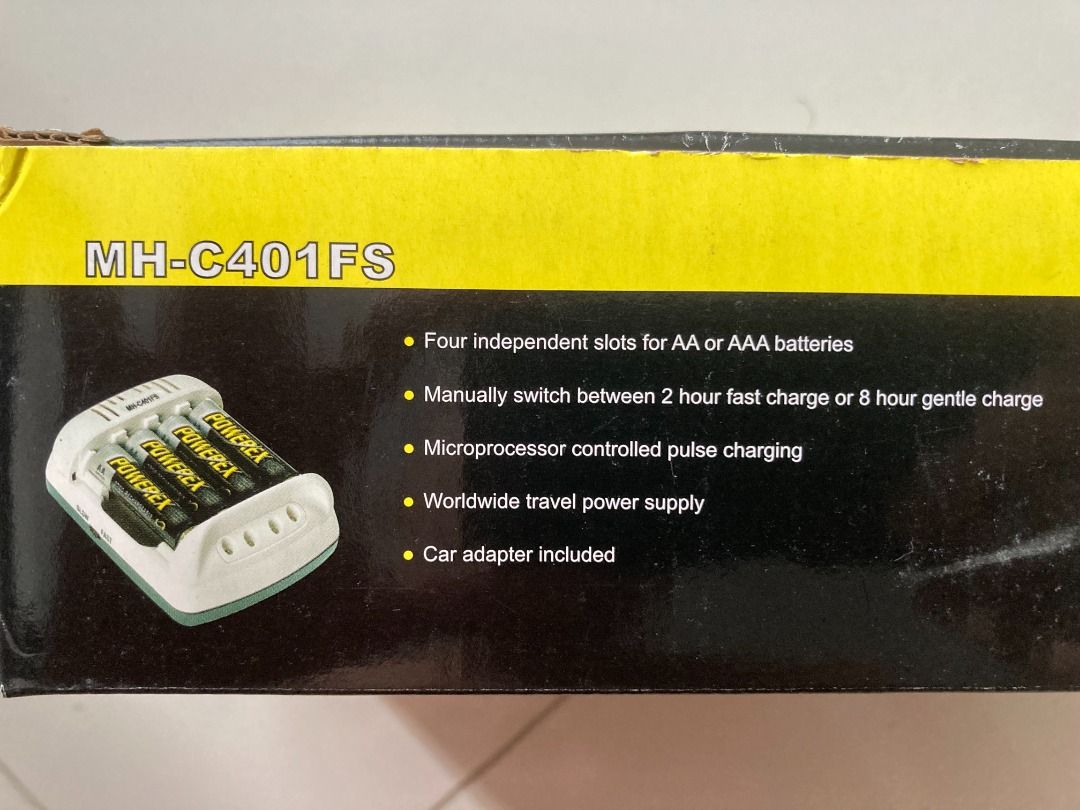 MAHA Powerex Battery Charger - MH-C401FS, Photography, Photography Accessories, Batteries ...