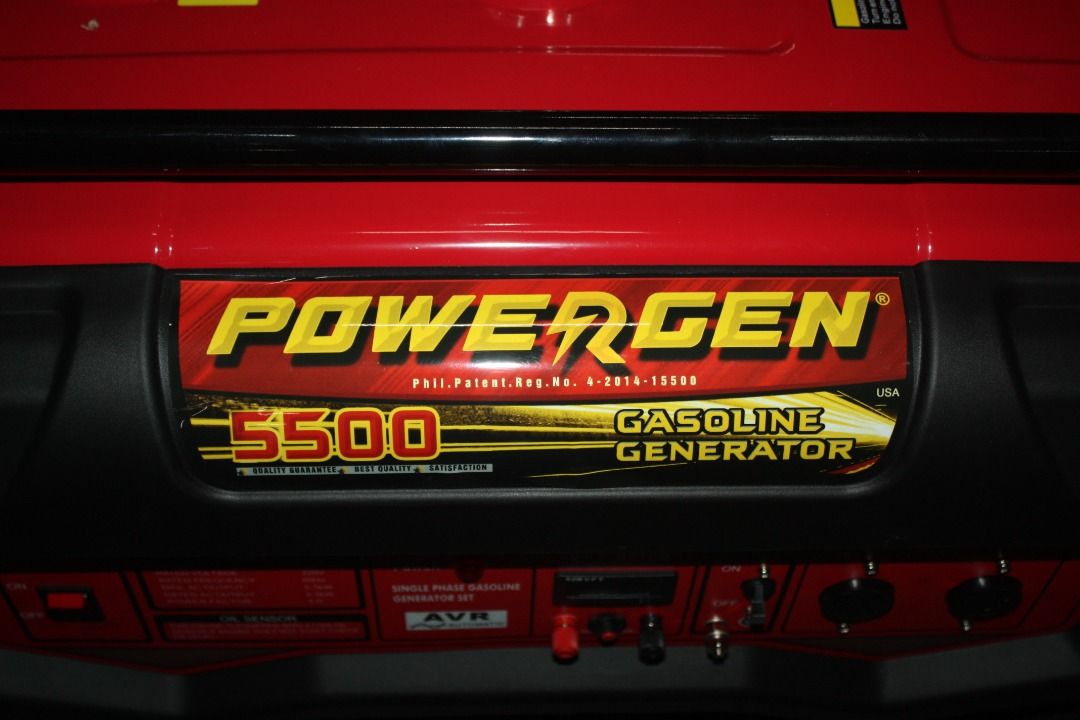 Powergen 5500 Gasoline Generator 5500W, Commercial & Industrial ...