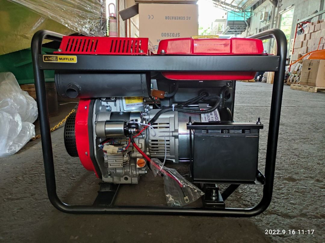 Powergen SFD4000E Diesel Generator 3000W, Commercial & Industrial ...