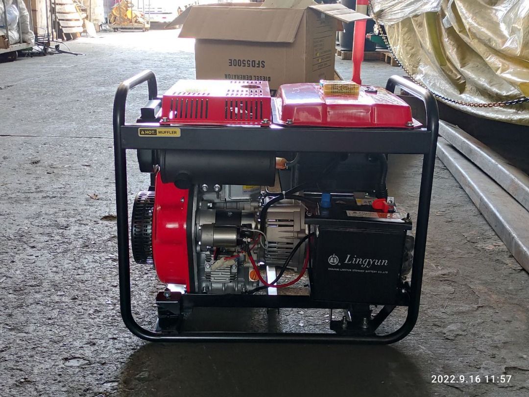 Powergen SFD 5500E Diesel Generator 5500W, Commercial & Industrial ...