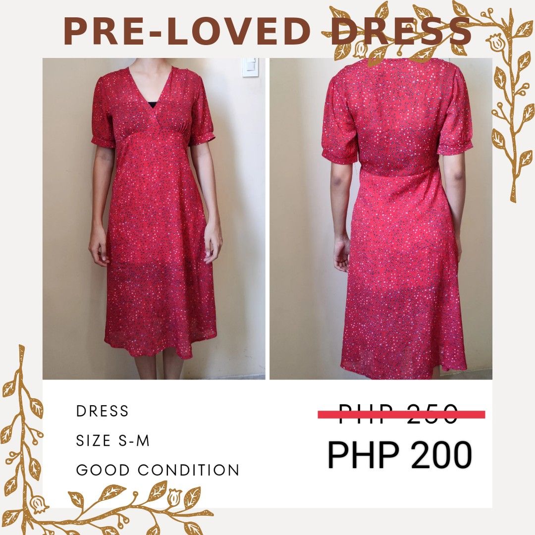 PRE-LOVED DRESS, Women's Fashion, Dresses & Sets, Dresses on Carousell