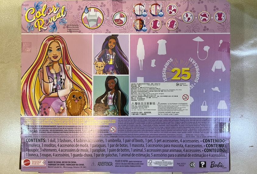 PRE-ORDER: Barbie Color Reveal - 25 surprisees, Hobbies & Toys, Toys ...