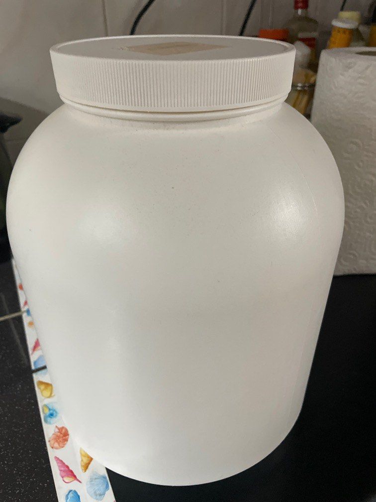 Protein tub empty 6000ml, Furniture & Home Living, Home Improvement ...