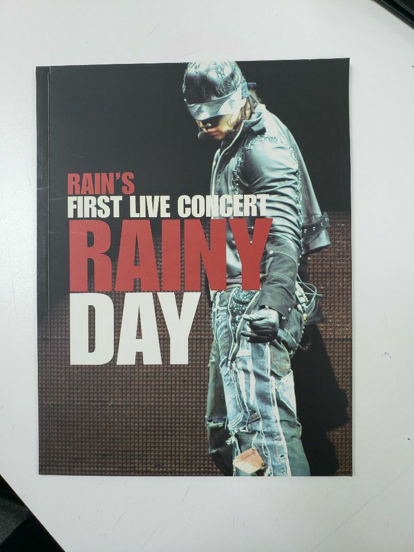 RAIN主唱 【 Rain's first live concert Rainy Day 】專輯 2DVD + AVCD, 興趣及遊戲, 音樂 ...