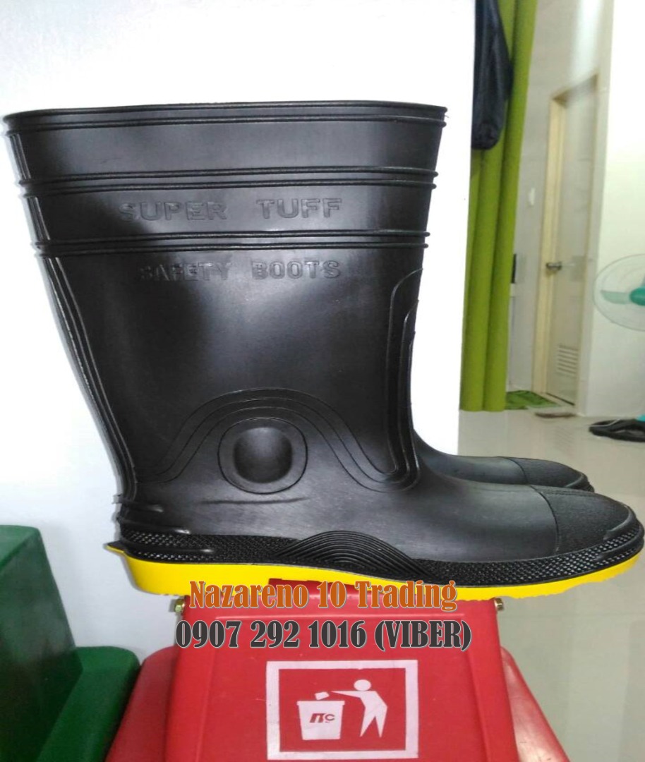 Rainboots SUPER TUFF w/steeltoe 75, Men's Fashion, Footwear, Boots on ...