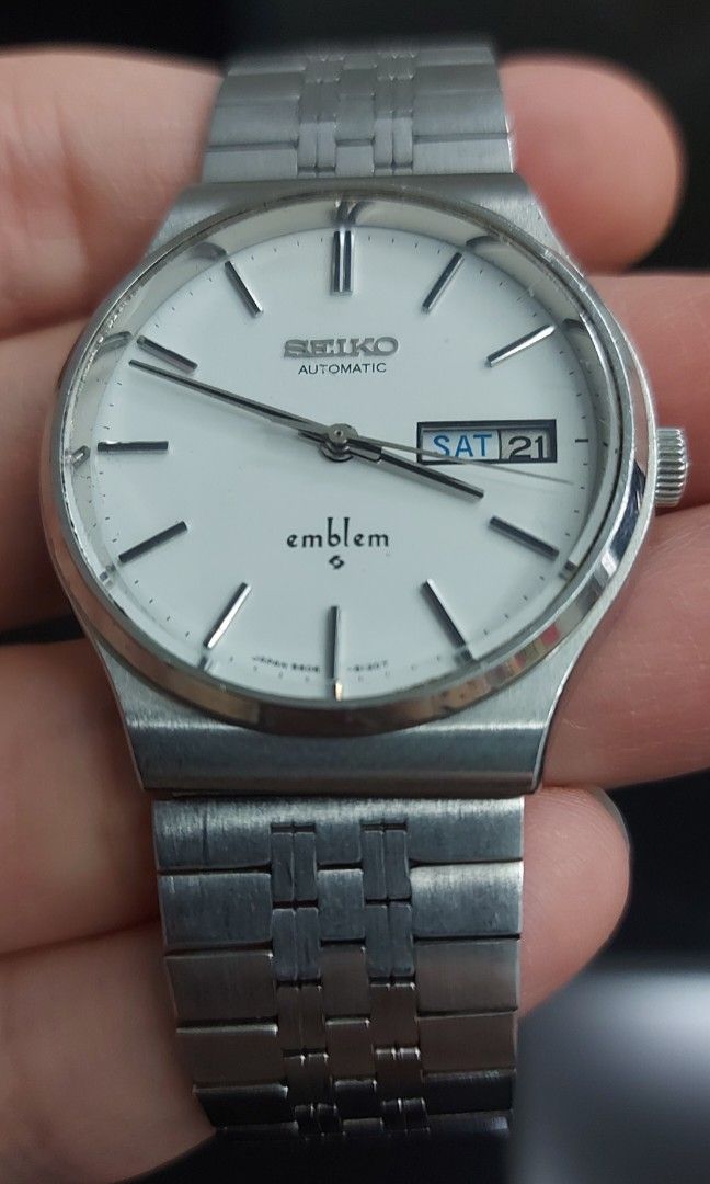 Rare Seiko Emblem 5606-8080, Men's Fashion, Watches & Accessories ...