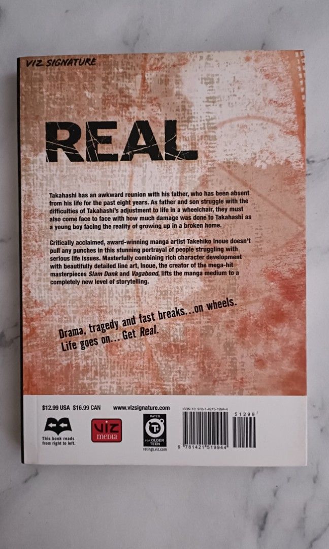 REAL Vol. 6 by Takehiko Inoue, Hobbies & Toys, Books & Magazines ...