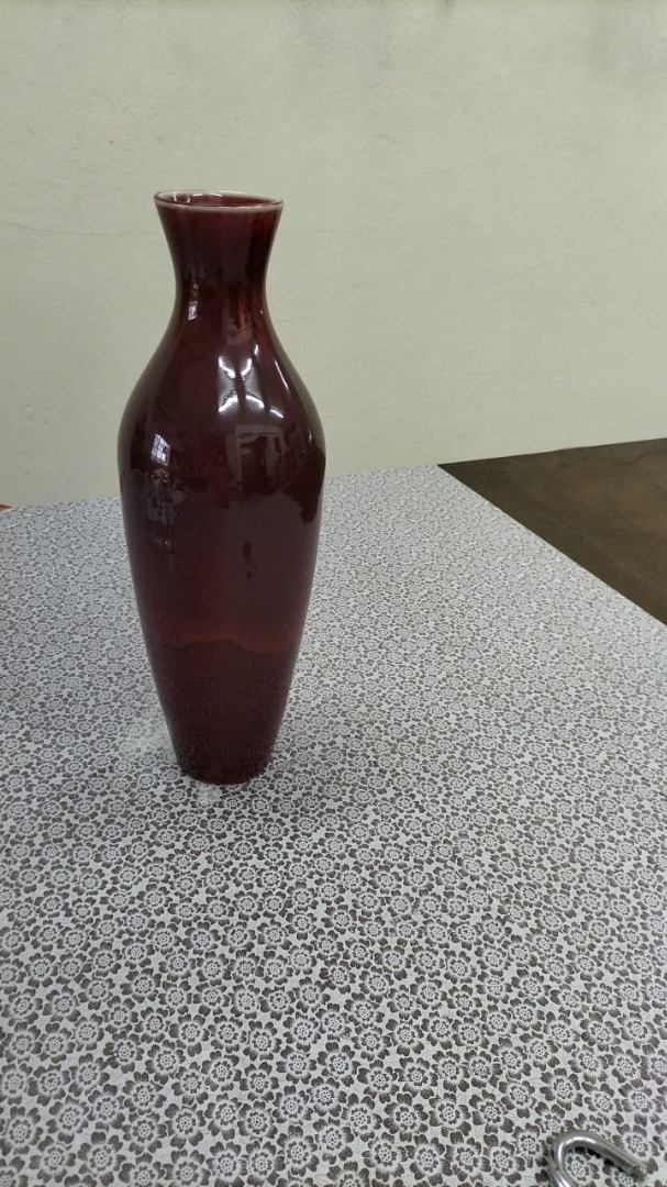 Red Vase, Furniture & Home Living, Home Decor, Vases & Decorative Bowls ...