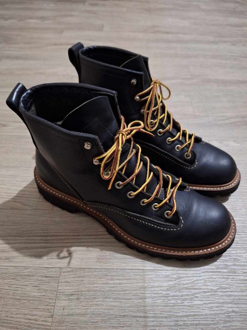 RED WING - 2934 - Lug Black Chrome Lineman Work Boots on Carousell