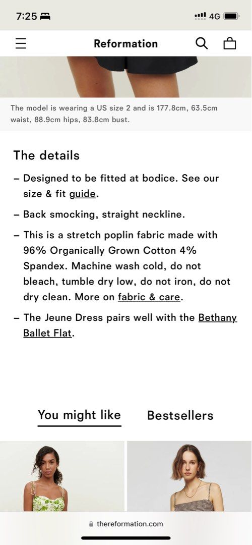 Reformation Jeune dress, Women's Fashion, Dresses & Sets, Dresses on ...