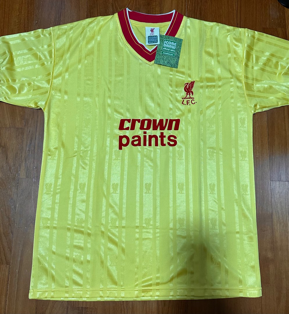 Retro Liverpool 1985-1986 away jersey, Men's Fashion, Tops & Sets ...