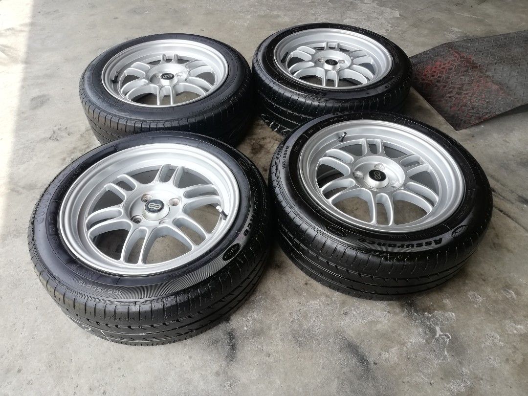 Rim sukan second 15 enkei rpf1, Auto Accessories on Carousell