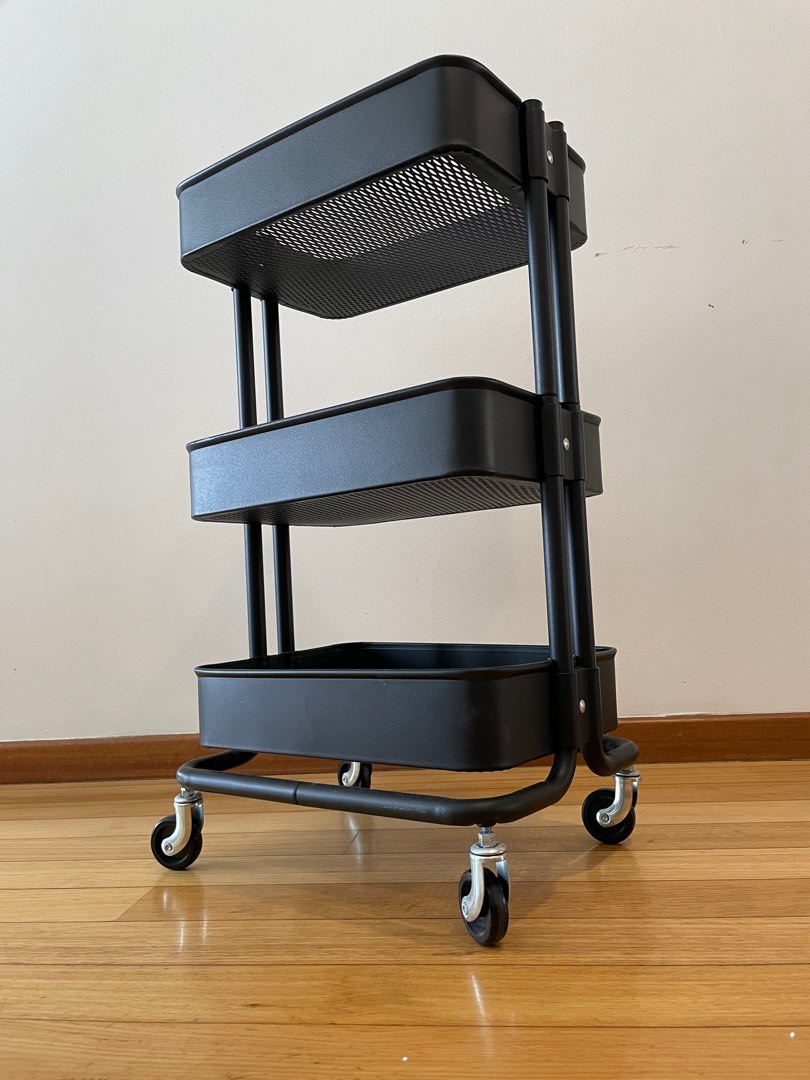 Rolling Shelves Rack Organizer Storage, Furniture & Home Living ...