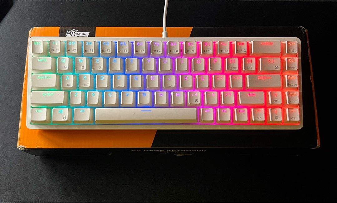 Royal Kludge RK G68 837 Mechanical Gaming Keyboard RGB RK837 RKG68 ...