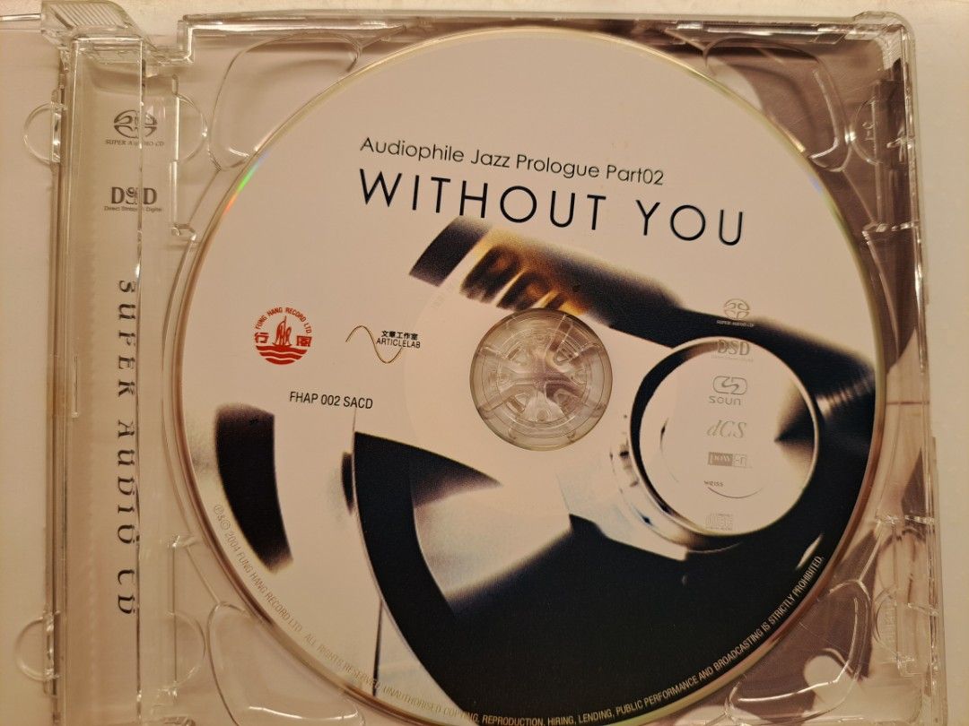 SACD - Audiophile Jazz Prologue Part 2 - Without You - 2004 Fung Hang Records Ltd, HK., Hobbies ...