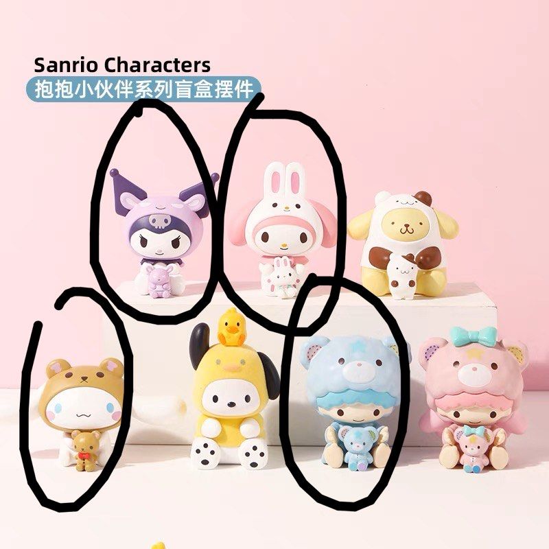 Sanrio Hugging Buddy blind box duplicate designs, Hobbies & Toys, Toys ...