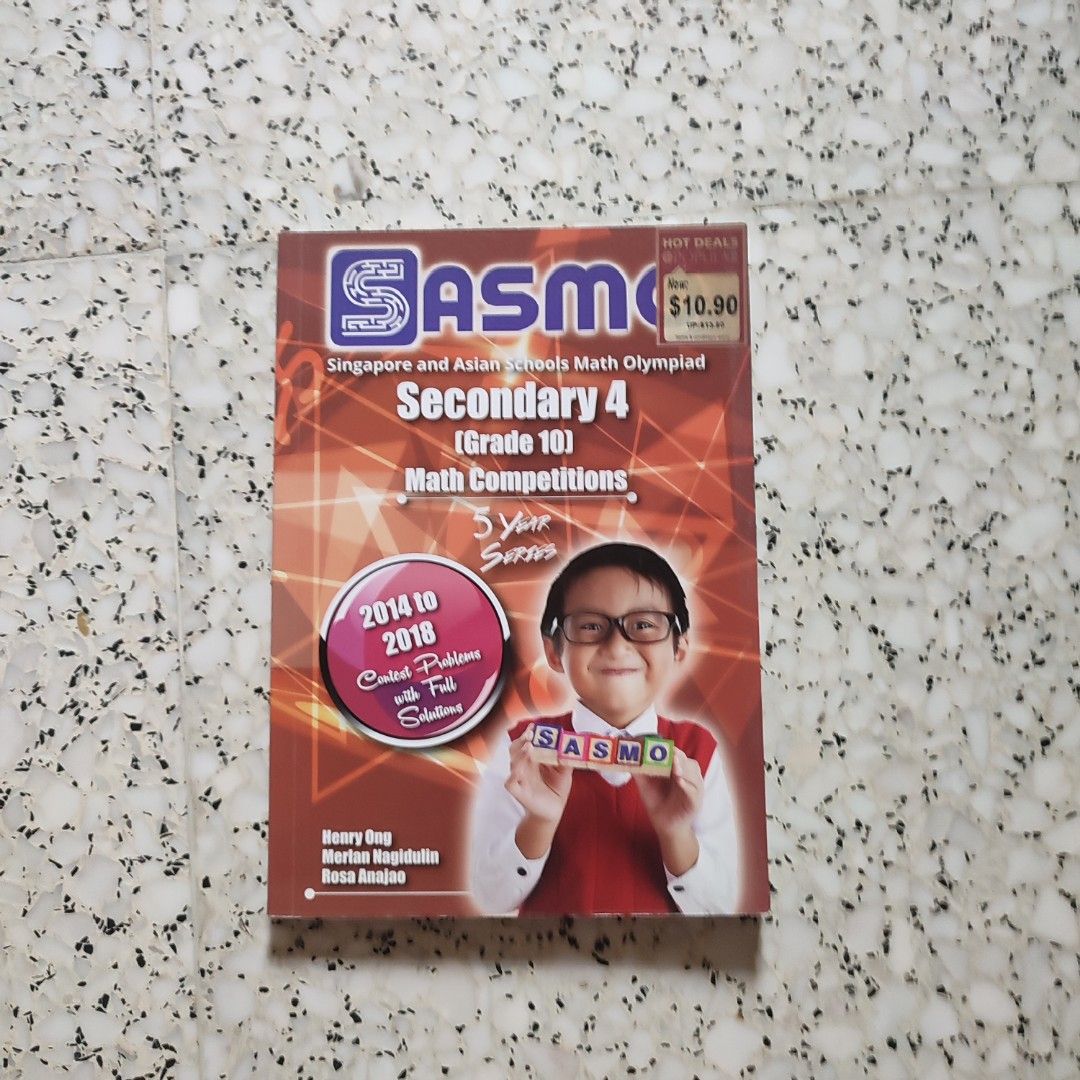 SASMO SECONDARY 4 [GRADE 10] MATH COMPETITIONS, Hobbies & Toys, Books ...