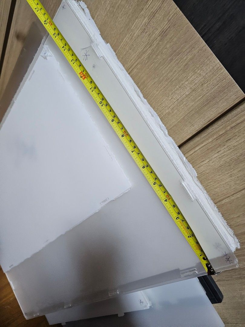 Scrap clear acrylic panels, Hobbies & Toys, Stationery & Craft, Craft ...