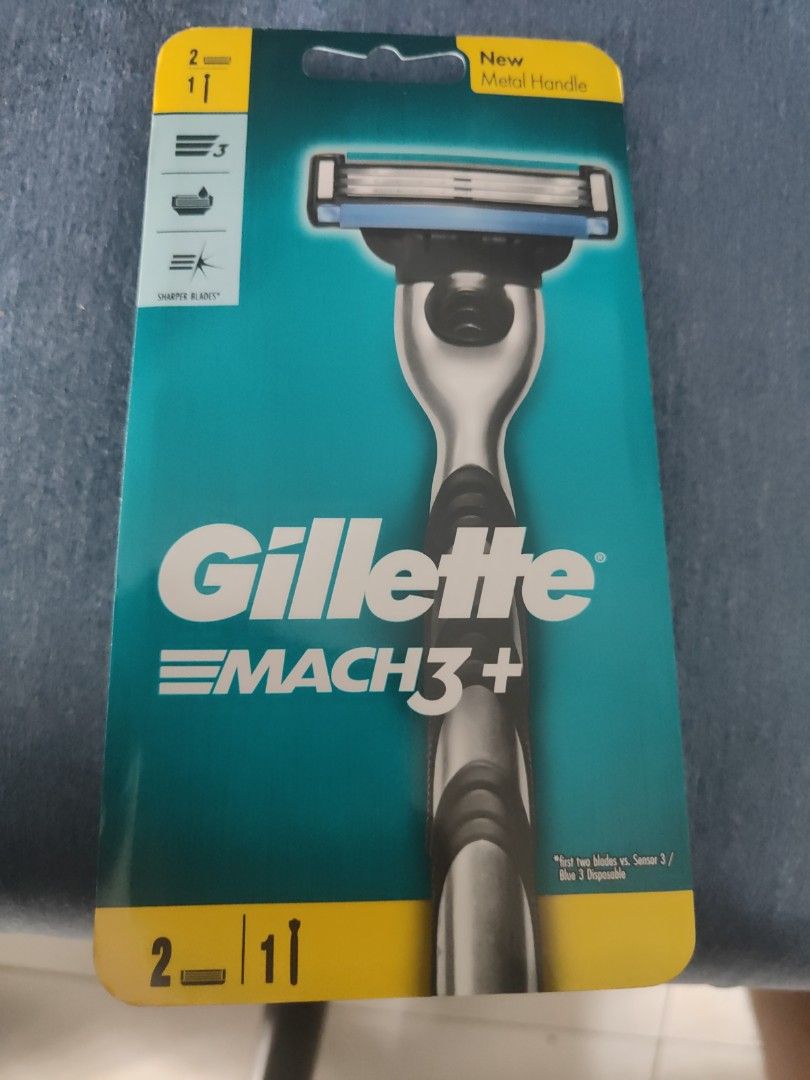 Selling Gillette Mach 3+ Shaver, Beauty & Personal Care, Men's Grooming ...