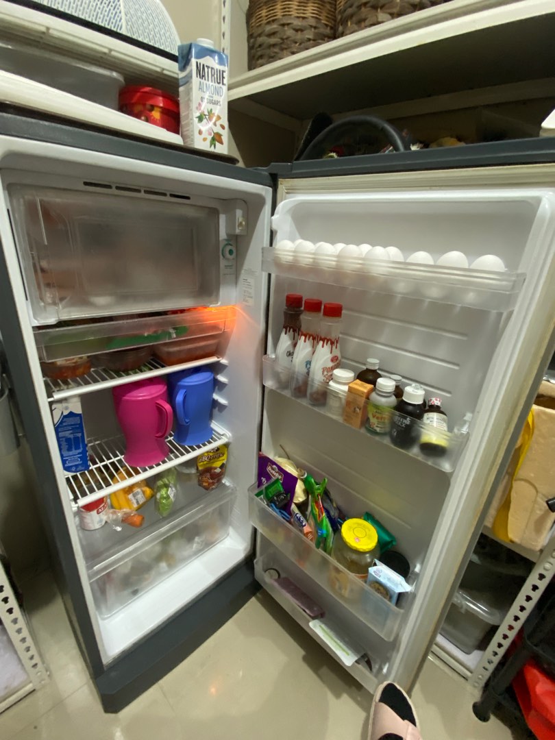 Sharp 5.5 cuft refrigerator with semi auto defrost with built in Stand ...