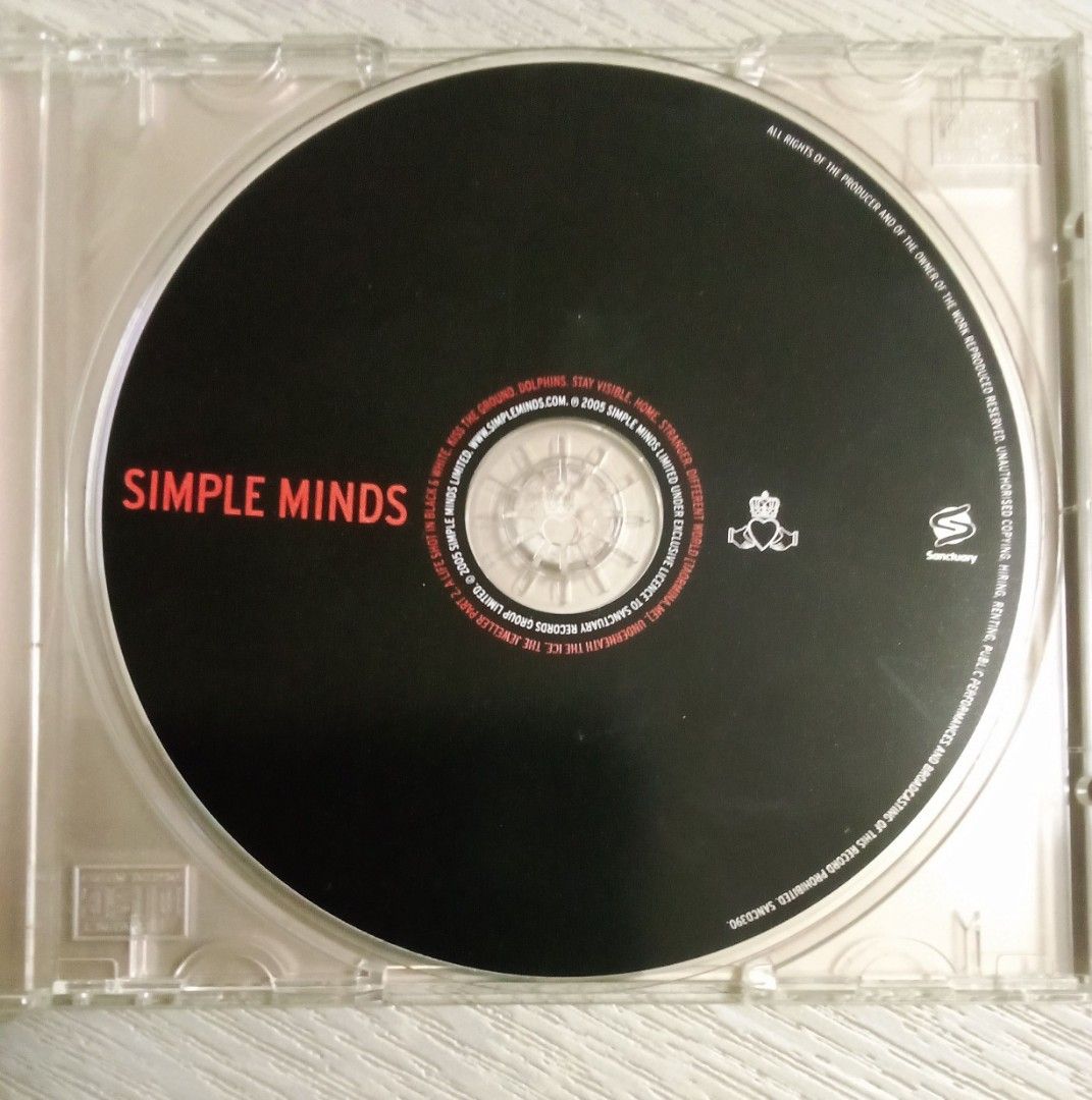 Simple Minds cd, Hobbies & Toys, Music & Media, CDs & DVDs on Carousell
