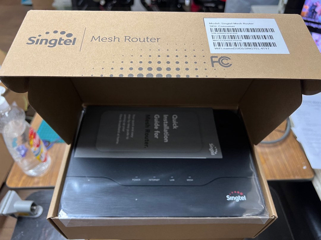 Singtel Mesh Router, Computers & Tech, Parts & Accessories, Networking ...