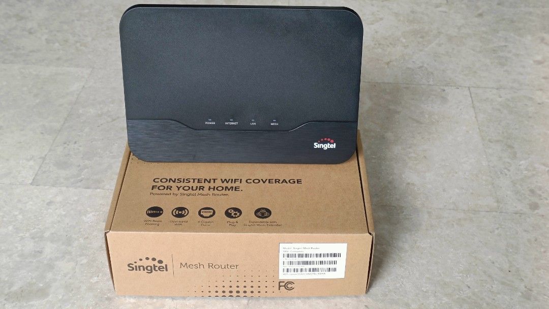 Singtel Mesh Router, Computers & Tech, Parts & Accessories, Networking ...