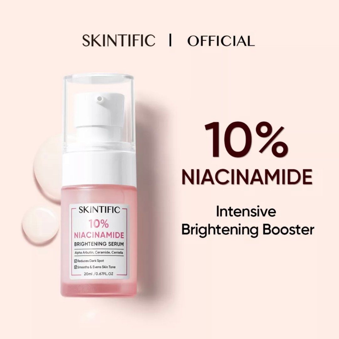 SKINTIFIC 10% Niacinamide Brightening Serum Whitening Glowing Skin ...