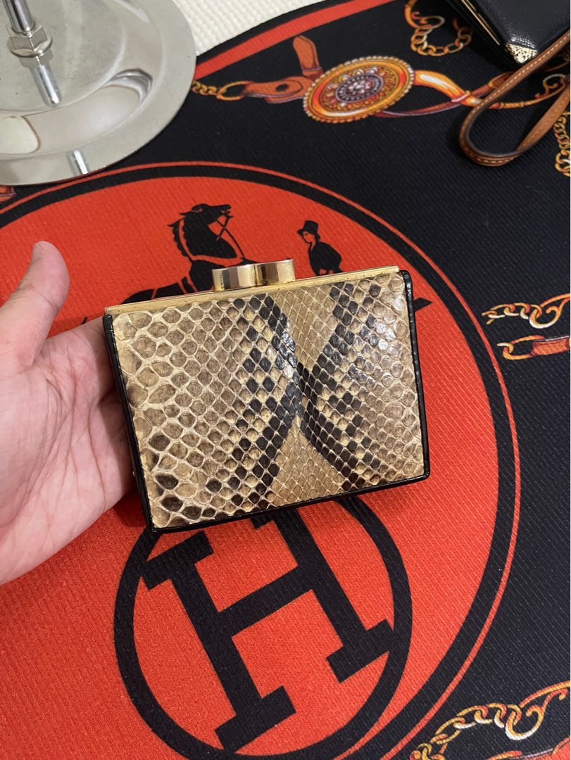 Snake skin wallet on Carousell