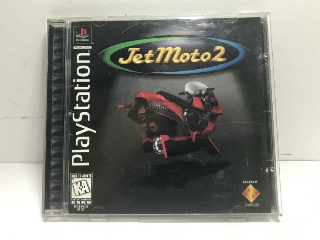 Sony Playstation Jet Moto 2 Original PS1 1996 Vintage game USA, Video ...