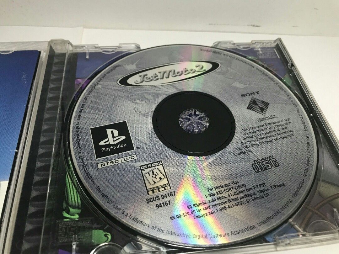 Sony Playstation Jet Moto 2 Original PS1 1996 Vintage game USA, Video ...