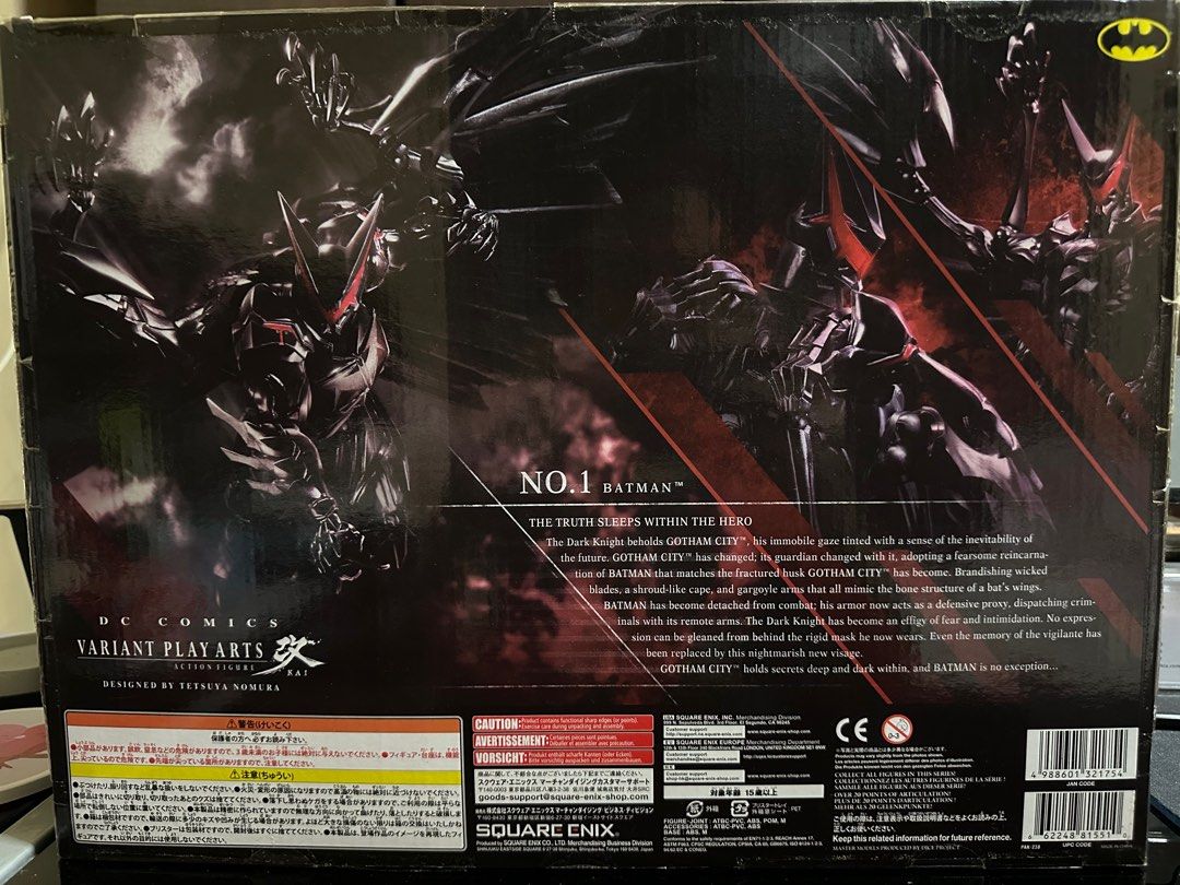 Square Enix DC Comics Variant Play Arts Kai Designed By Tetsuya Nomura ...