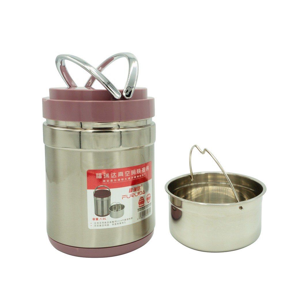 SS Insulated Food Flask 1.0L, Furniture & Home Living, Kitchenware ...