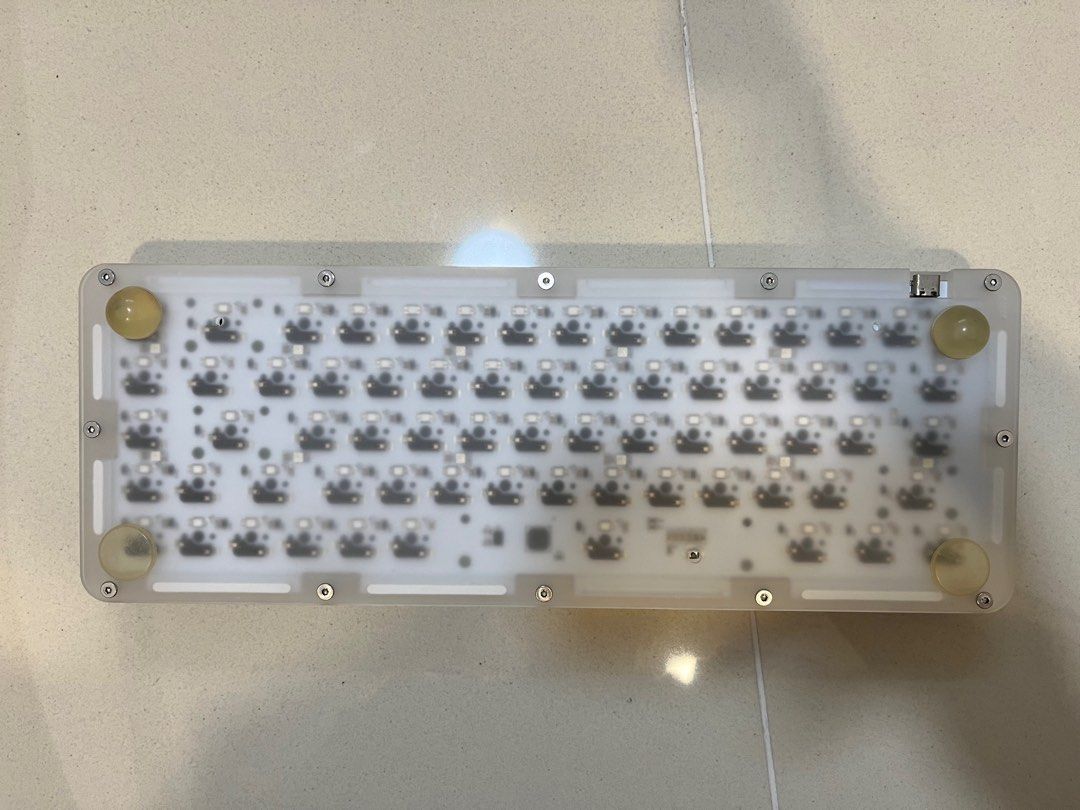 Stacked Acrylic Mechanical Keyboard RGB, Computers & Tech, Parts ...