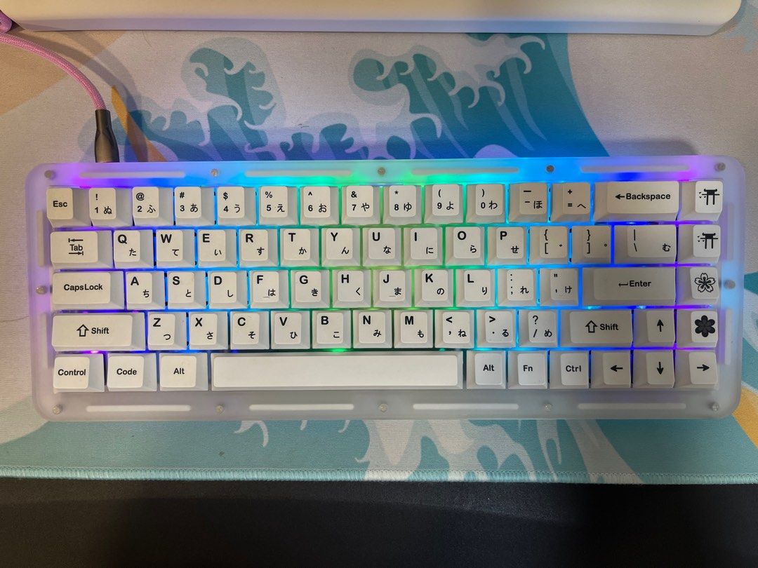 Stacked Acrylic Mechanical Keyboard RGB, Computers & Tech, Parts ...