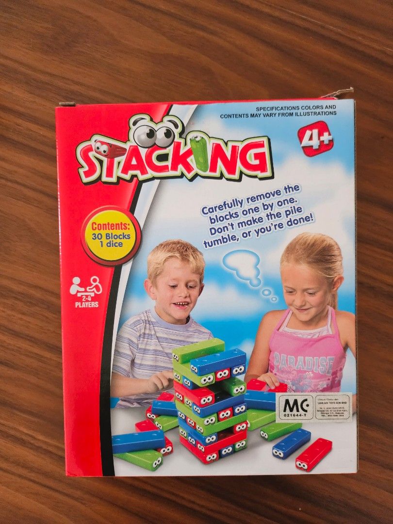 Stacking - Jenga like game for toddlers, Hobbies & Toys, Toys & Games ...