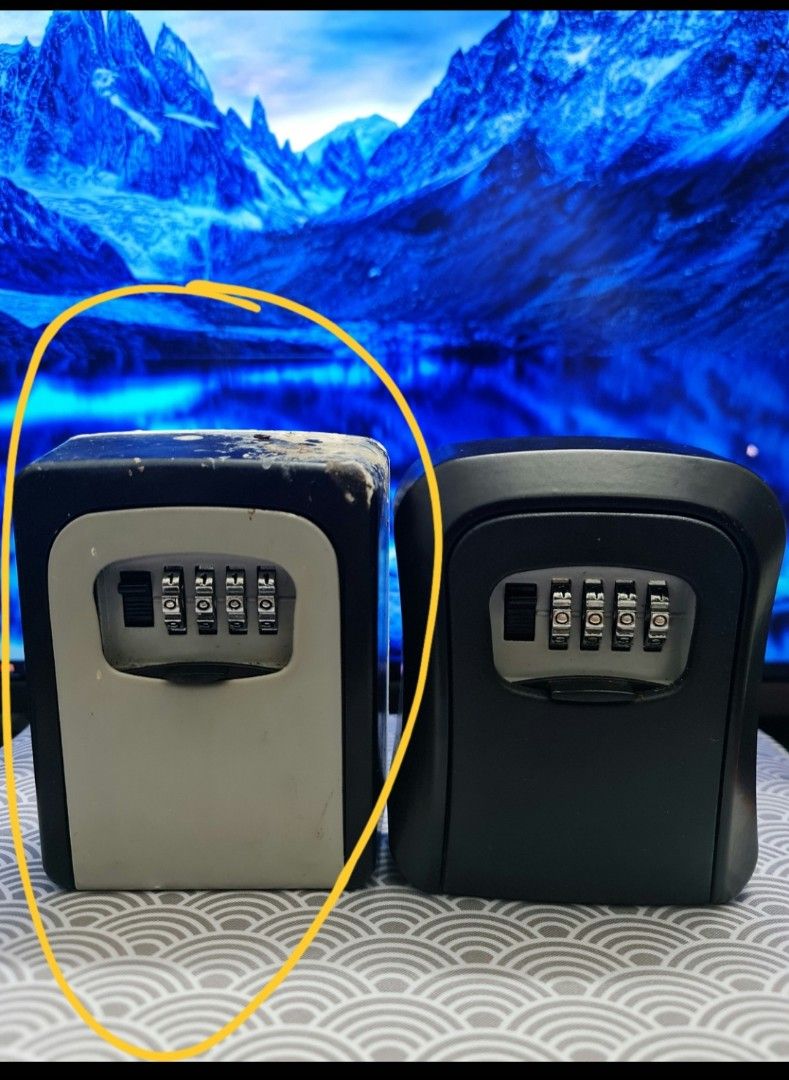 HEAVY DUTY STEEL WALL MOUNT LOCK BOX, Furniture & Home Living, Security ...