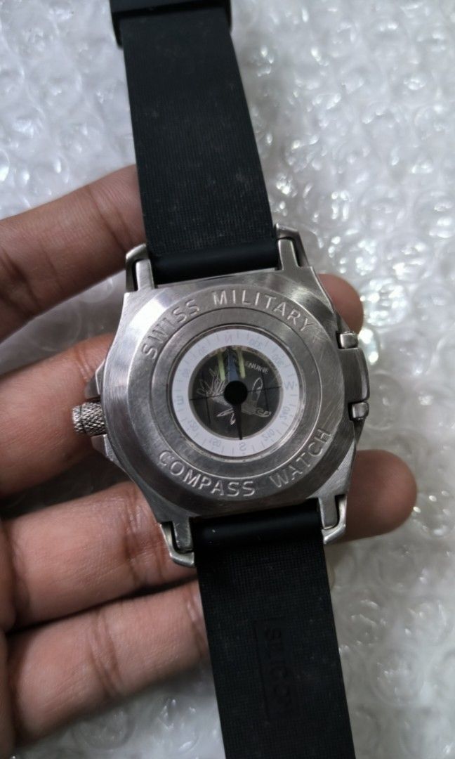 Swiss Military Compass Watch, Men's Fashion, Watches & Accessories ...