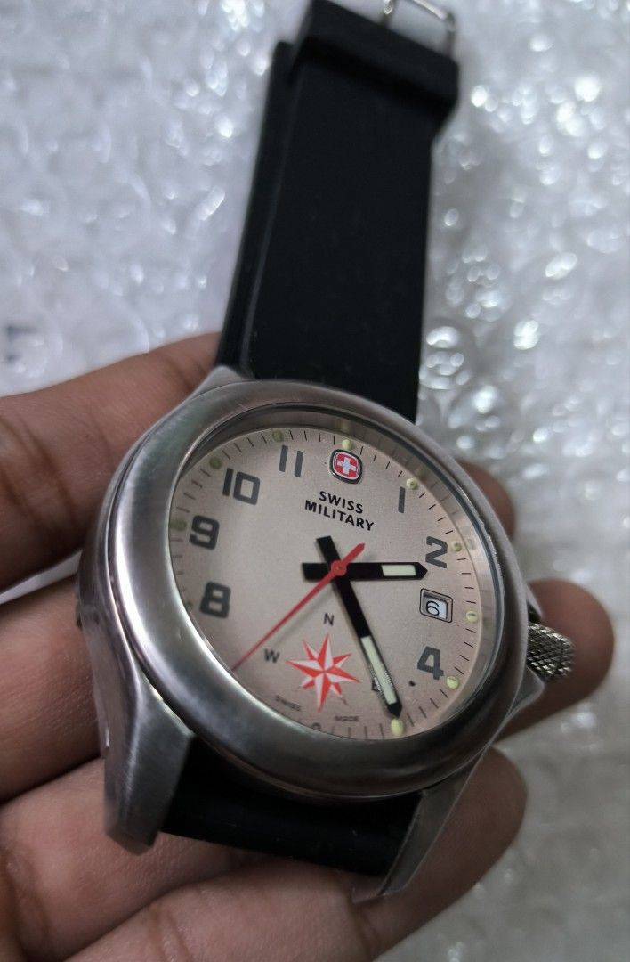 Swiss Military Compass Watch, Men's Fashion, Watches & Accessories ...