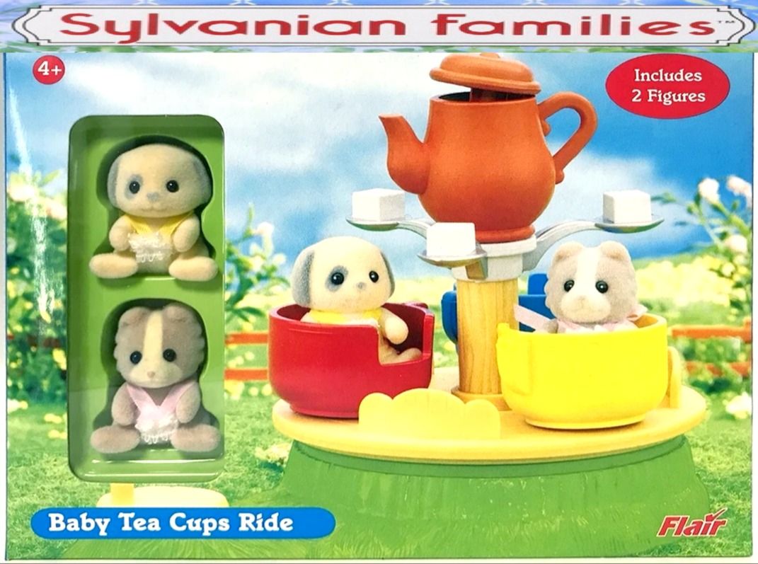 Sylvanian Families Baby Tea Cups Ride on Carousell