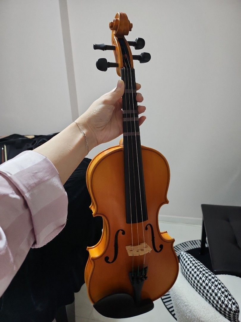 Synwin 4/4 violin (model 5001), Hobbies & Toys, Music & Media, Musical ...