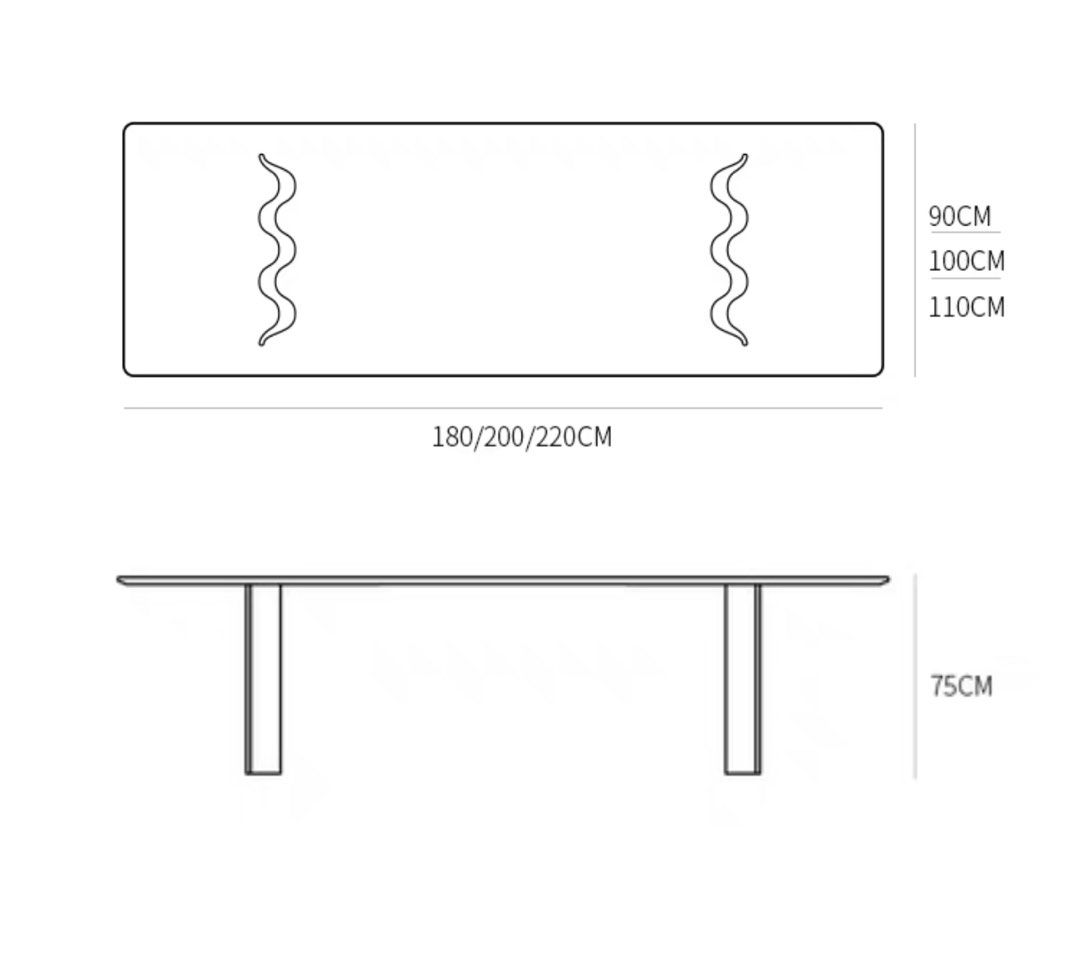 SYO Modern Dining Table, Furniture & Home Living, Furniture, Tables ...