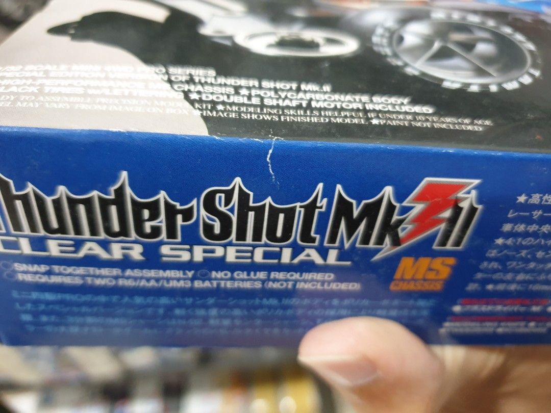 Tamiya Mini 4WD Thunder Shot MK2 Clear SE 95463, Hobbies & Toys ...